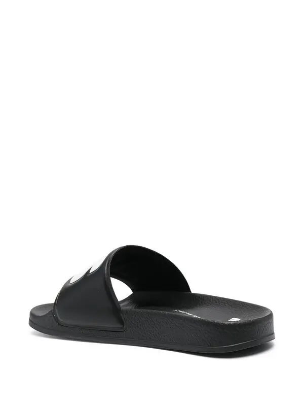 MSGM Logo-print Slides - Black