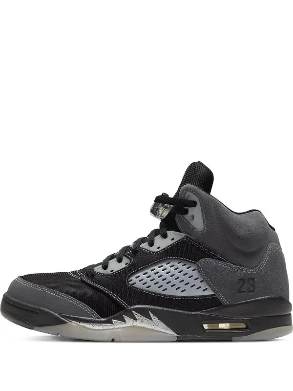 JORDAN Air 5 Retro Anthracite Sneakers - Black