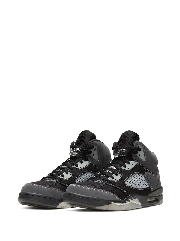 JORDAN Air 5 Retro Anthracite Sneakers - Black