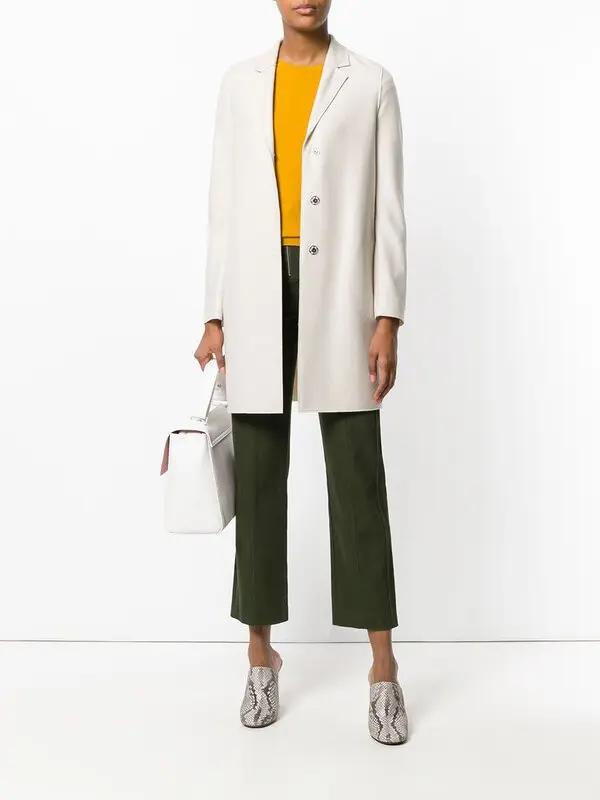 Harris Wharf London Elongated Coat - Neutrals