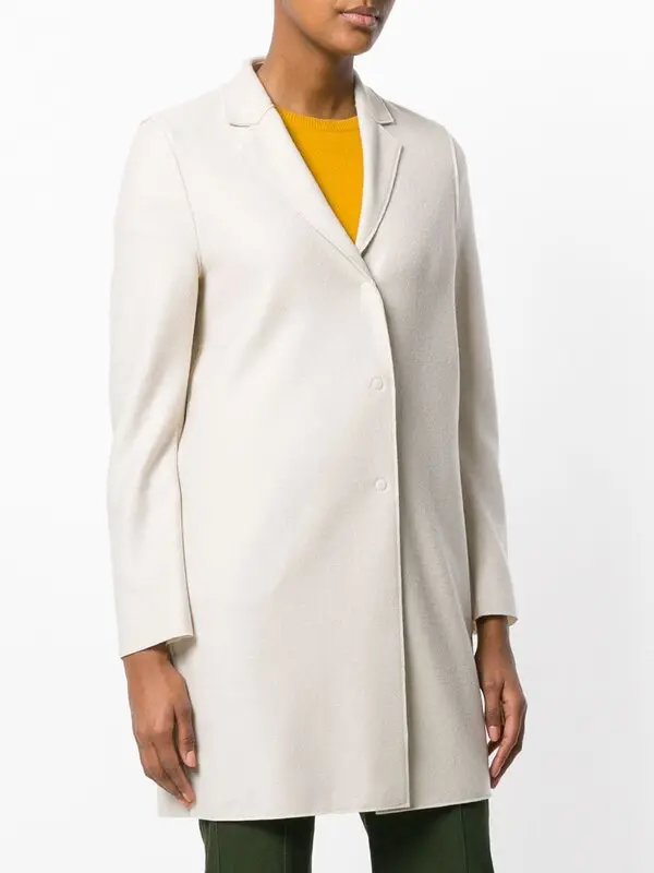 Harris Wharf London Elongated Coat - Neutrals
