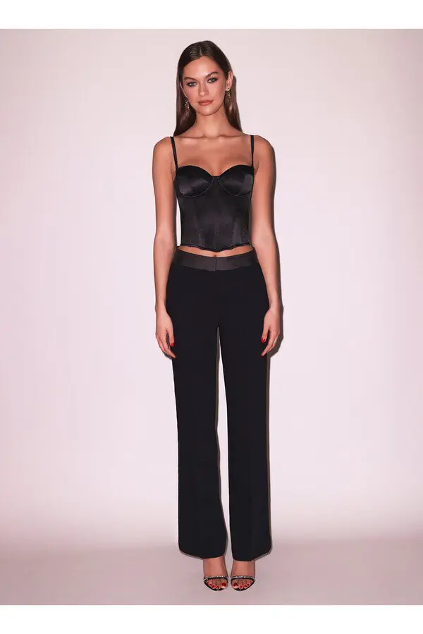 FLEUR DU MAL Hamptons Bustier - Black
