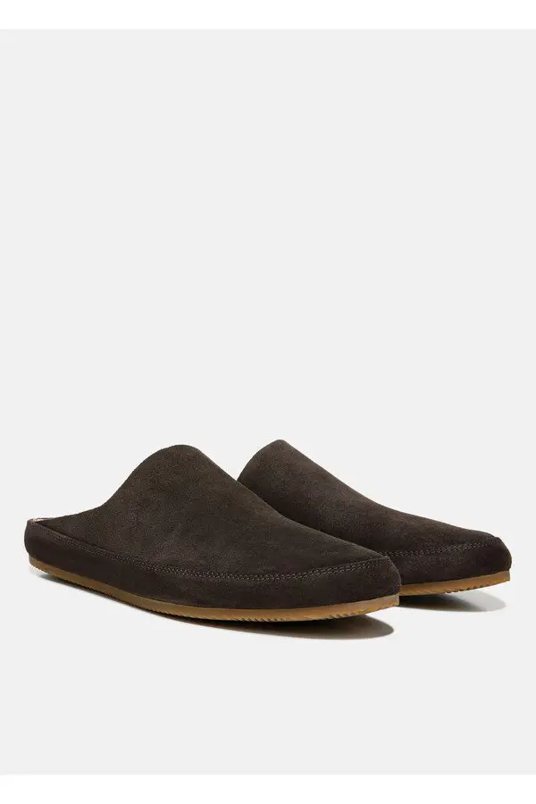 Vince Suede Alonzo Backless Loafer - Natural | Editorialist display picture 1