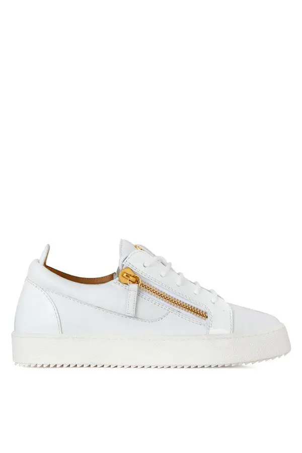 GIUSEPPE ZANOTTI Gail Leather Sneakers - White