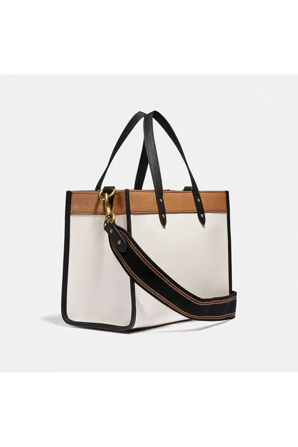 COACH Field Tote 30 In Colorblock With Badge