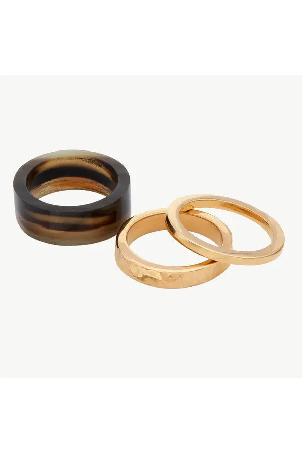 SOKO Safiri Stacking Rings - Gold
