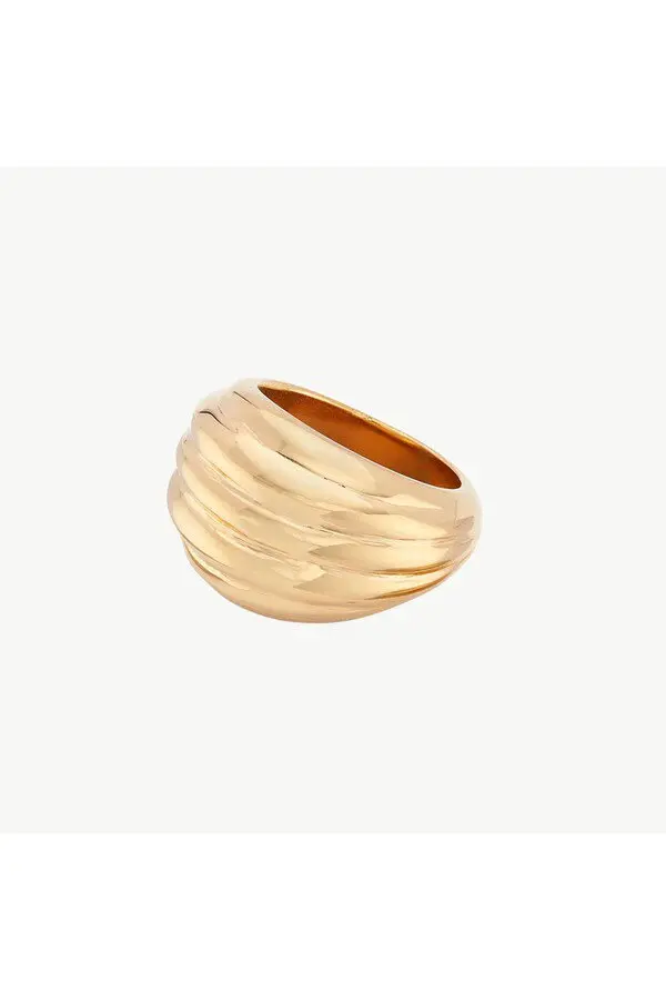 SOKO Shujaa -plated Brass Ring - Gold
