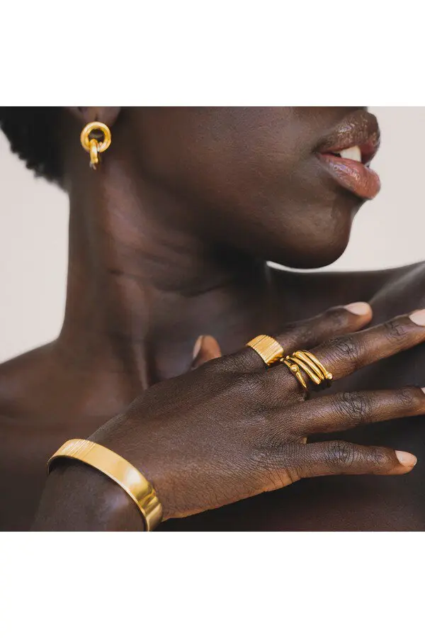 SOKO Dogo -plated Brass Ring Stack