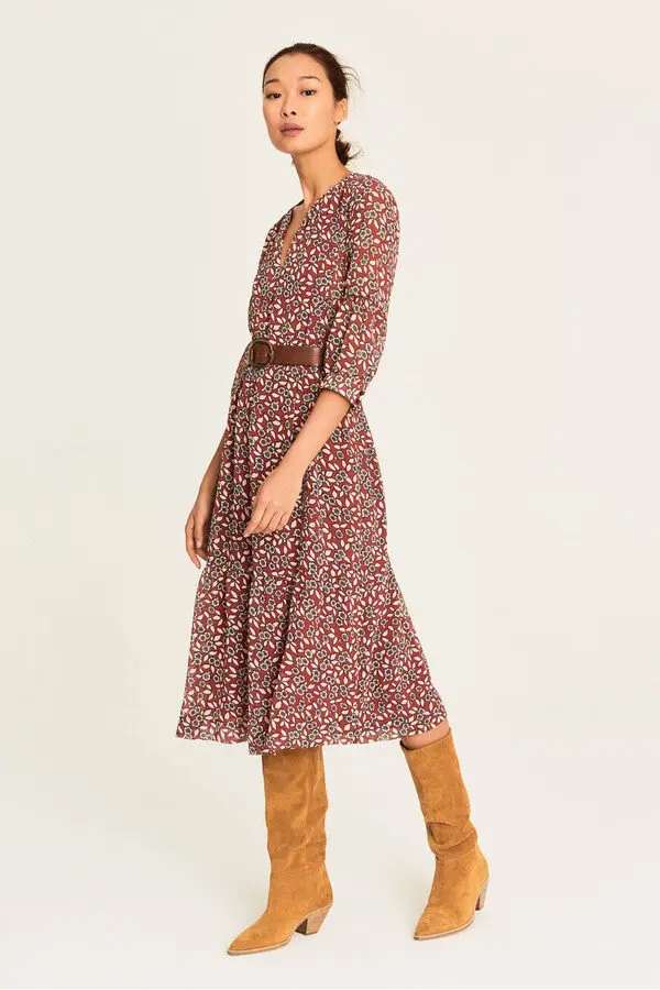 knee length dresses for ladies Bambi Dress  Little Joe Woman by Gail Elliott