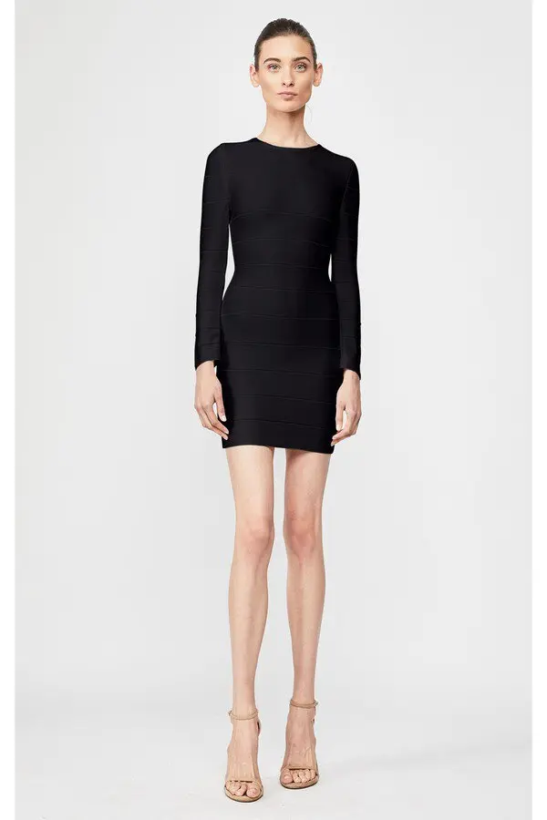 Herve Leger Icon Mini Sheath Dress
