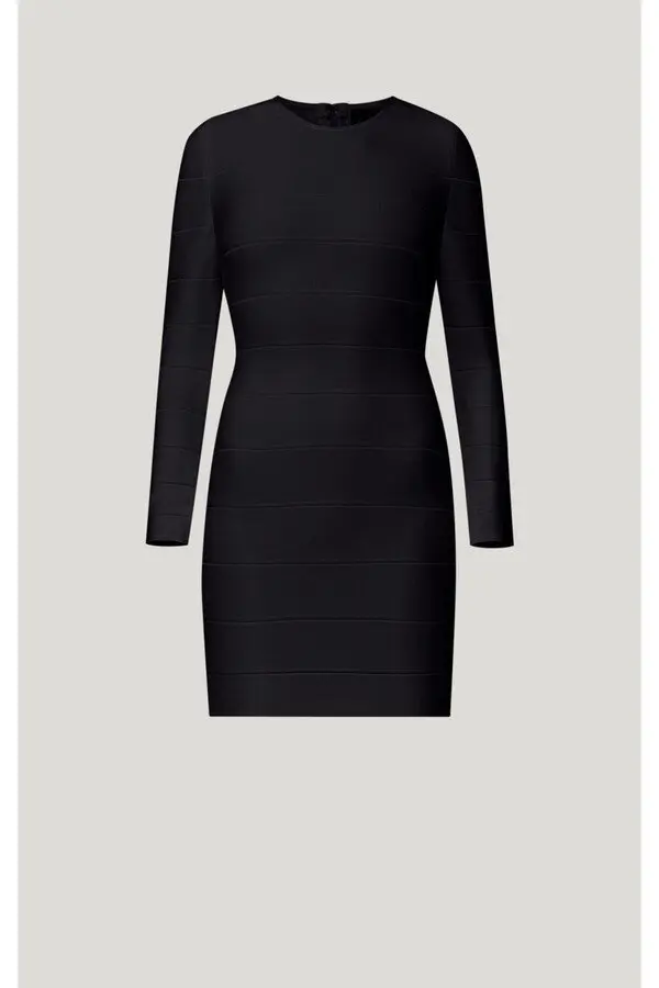 Herve Leger Icon Mini Sheath Dress
