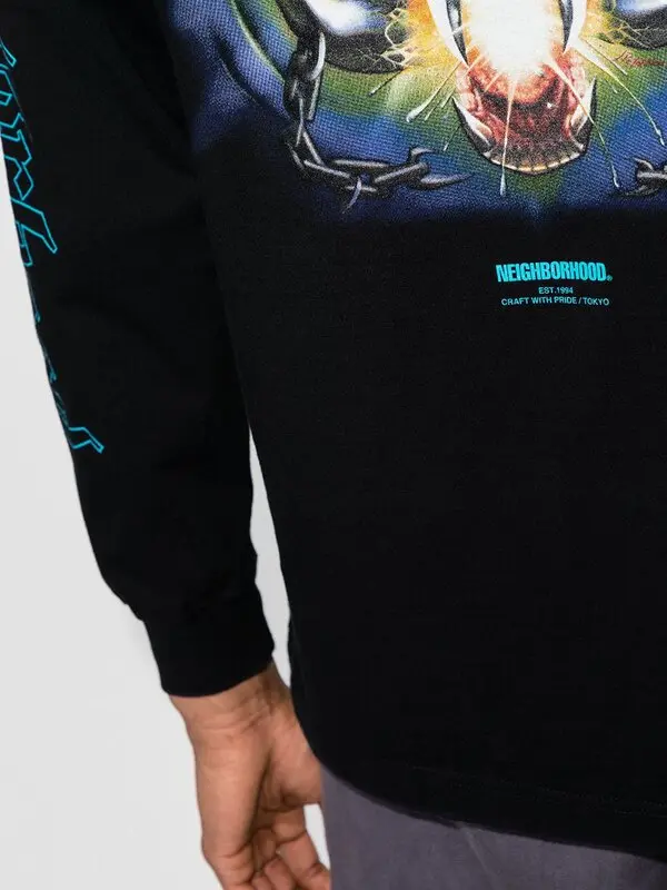 NEIGHBORHOOD X Motorhead War Pig Crew-neck Sweatshirt - Black