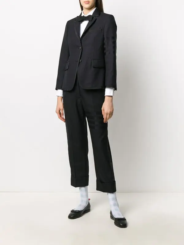 Thom Browne Tailored Cropped Trousers - Black