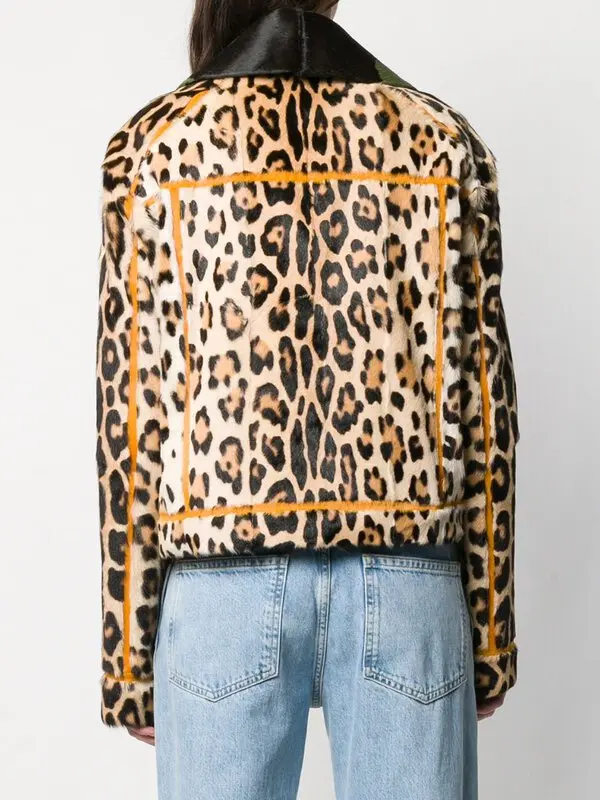 LISKA Leopard Print Jacket