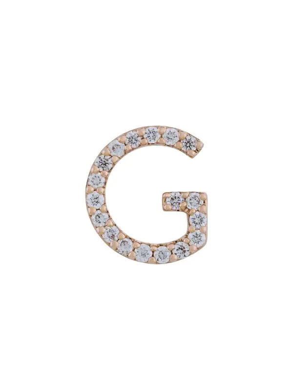 ALINKA 18kt Gold Id Diamond Stud Earring - Metallic