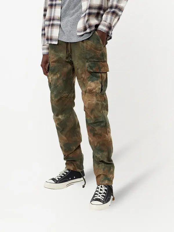 John Elliott Camouflage Tie-dye Cargo Pants