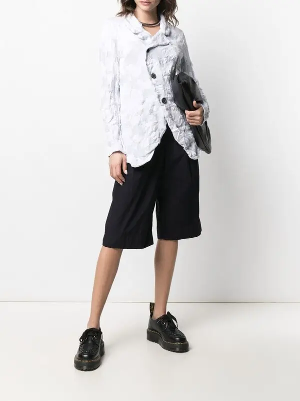 Y’s Loose Fit Pleated Shorts - Blue