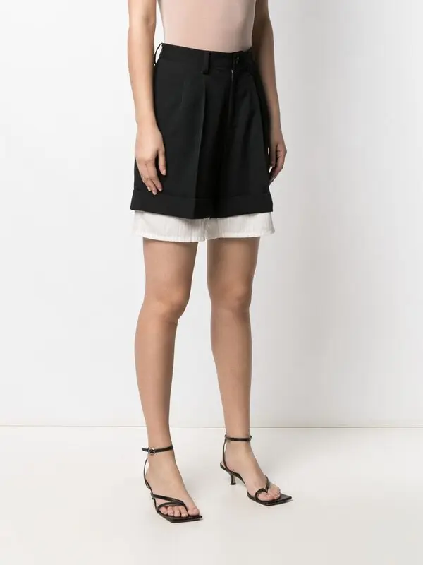 Y’s Layered Tailored Shorts