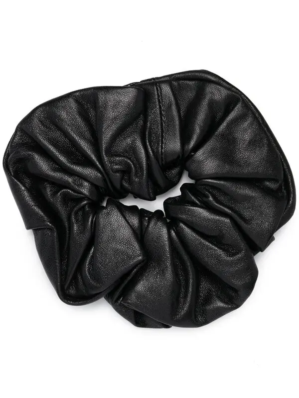JIL SANDER Leather Hair Scrunchie