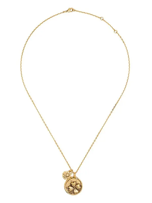 GOOSSENS Talisman Four-leaf Clover Medallion Necklace