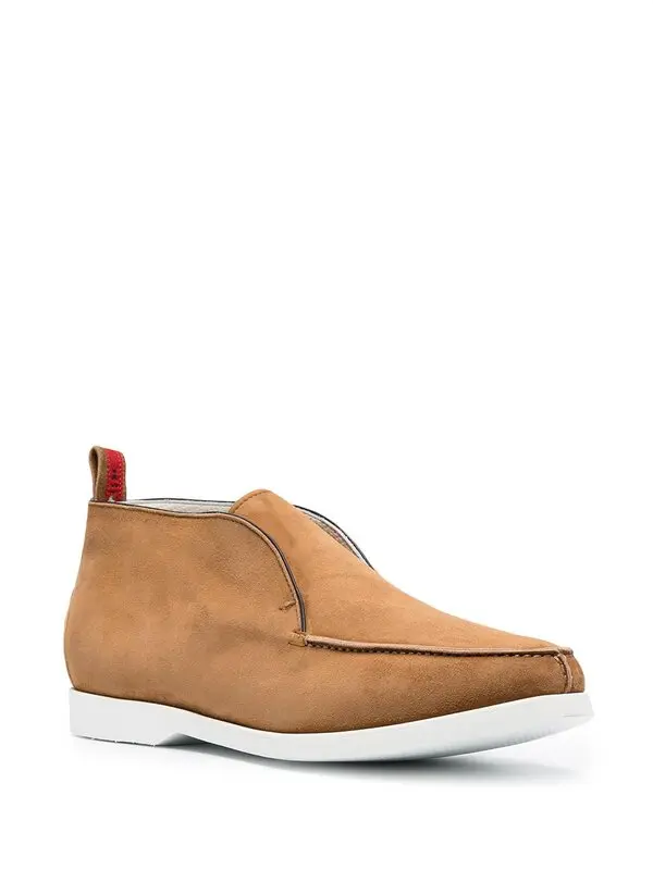Kiton Leather Desert Boots