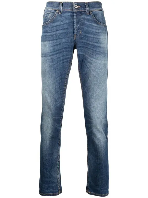 DONDUP Bleach Wash Jeans