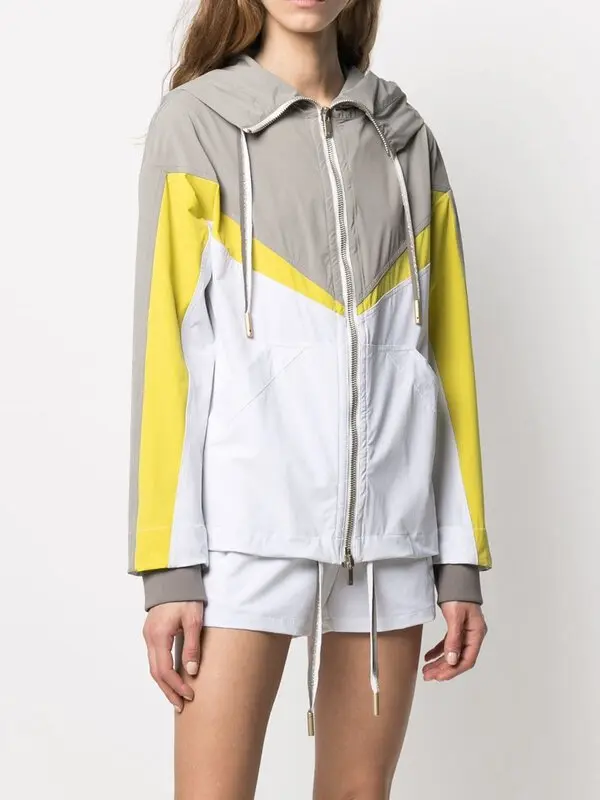 Lorena Antoniazzi Colour-block Hooded Jacket