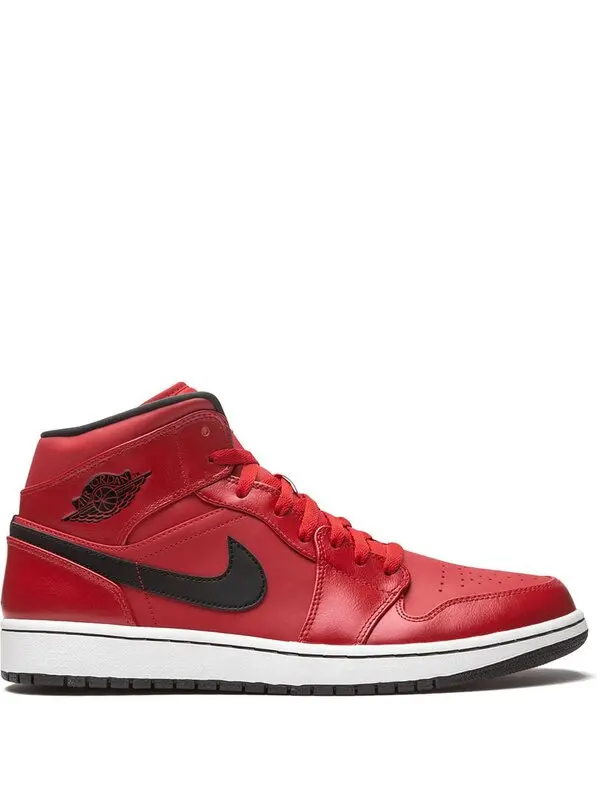 JORDAN Air 1 Retro Mid Gym Sneakers - Red