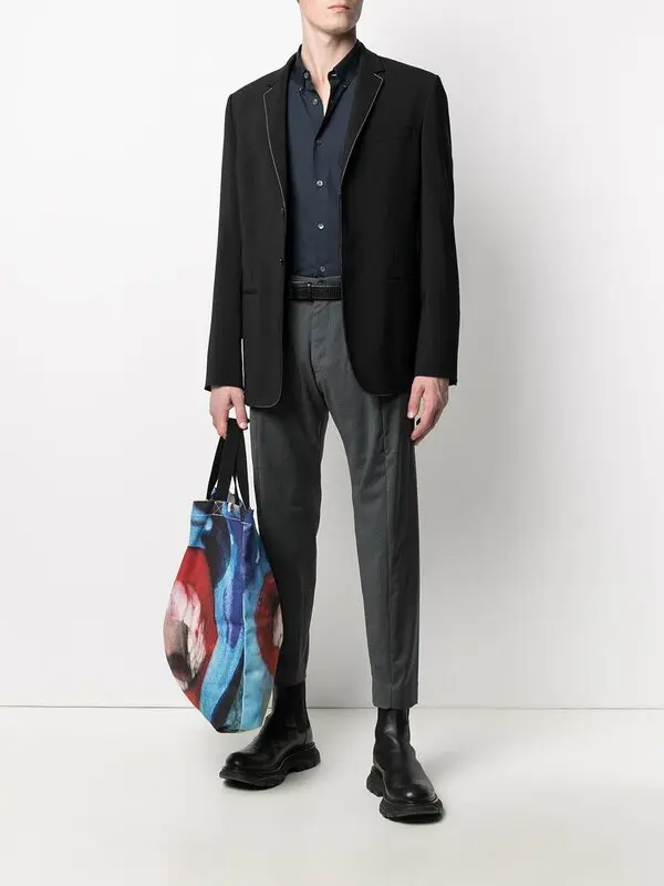NINE:INTHE:MORNING Tapered Cropped Trousers