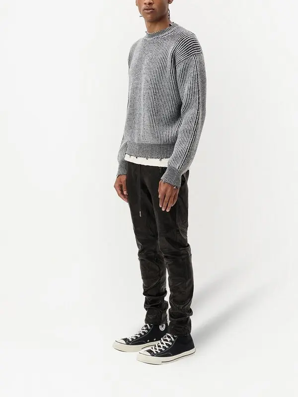 John Elliott Ribbed-knit Crewneck Jumper