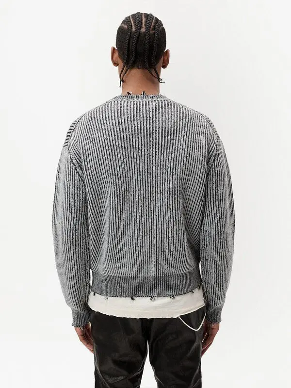 John Elliott Ribbed-knit Crewneck Jumper