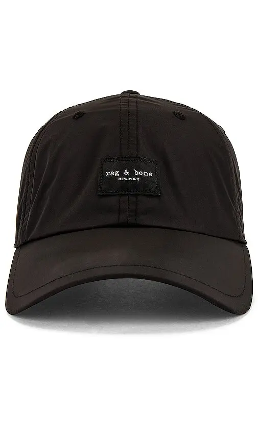 Rag & Bone Addison Baseball Cap - Black | Editorialist display picture 2