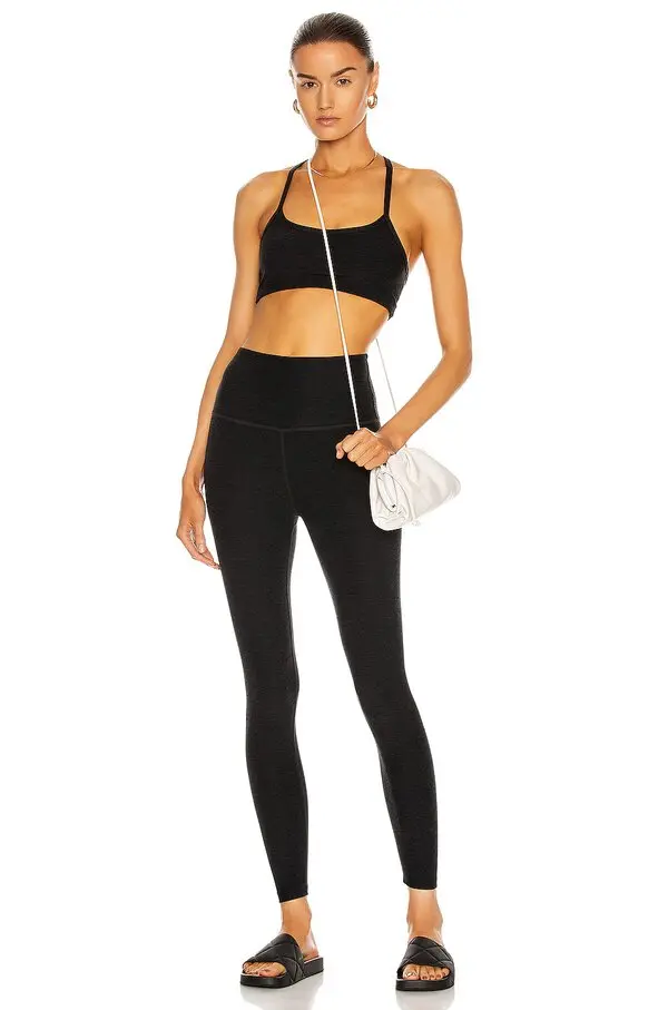 Beyond Yoga Spacedye Slim Racerback Bra - Darkest Night