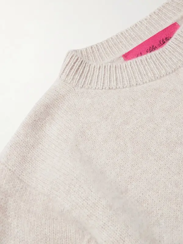 THE ELDER STATESMAN Cashmere Sweater - Neutrals