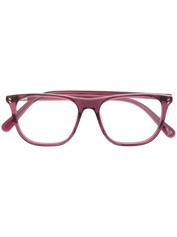 Stella McCartney Rectangle Frame Glasses - Pink