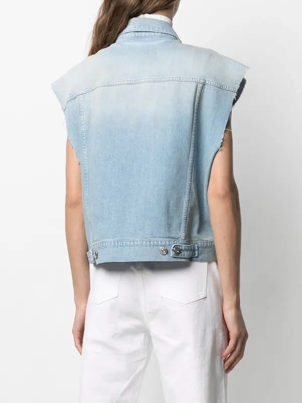 3x1 Sleeveless Denim Jacket