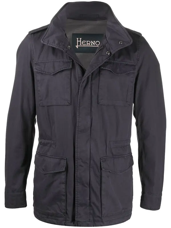 Herno Cargo-pocket Military Jacket