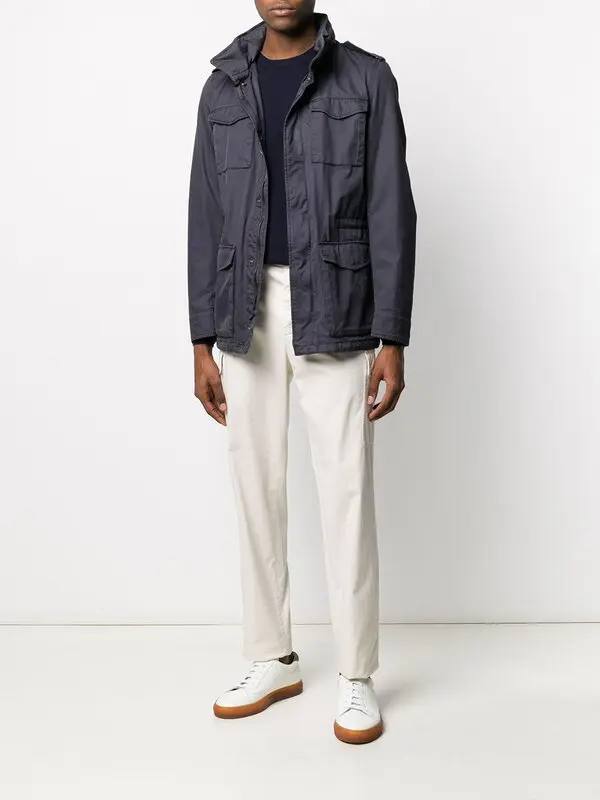 Herno Cargo-pocket Military Jacket