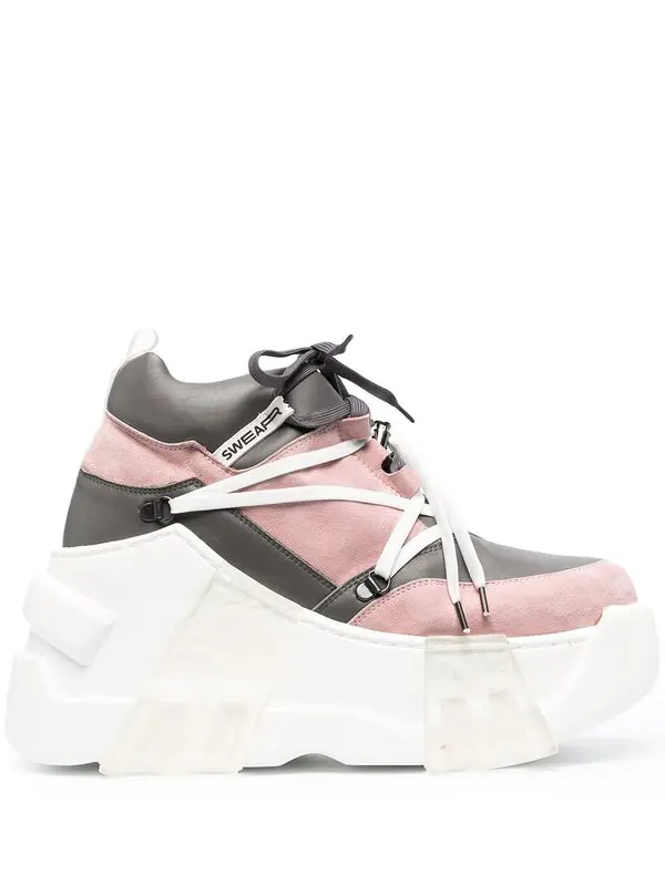 Swear London Amazon Platform Sneakers - Grey