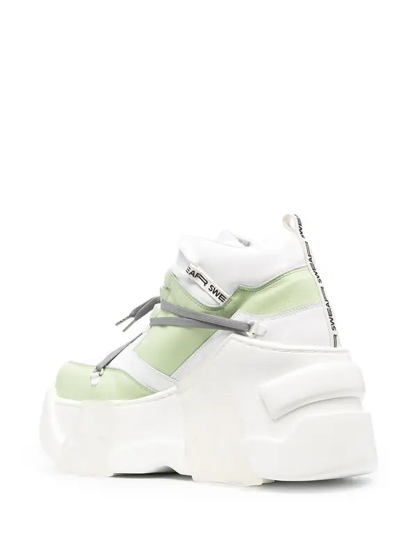Swear London Amazon Platform Boots - Green