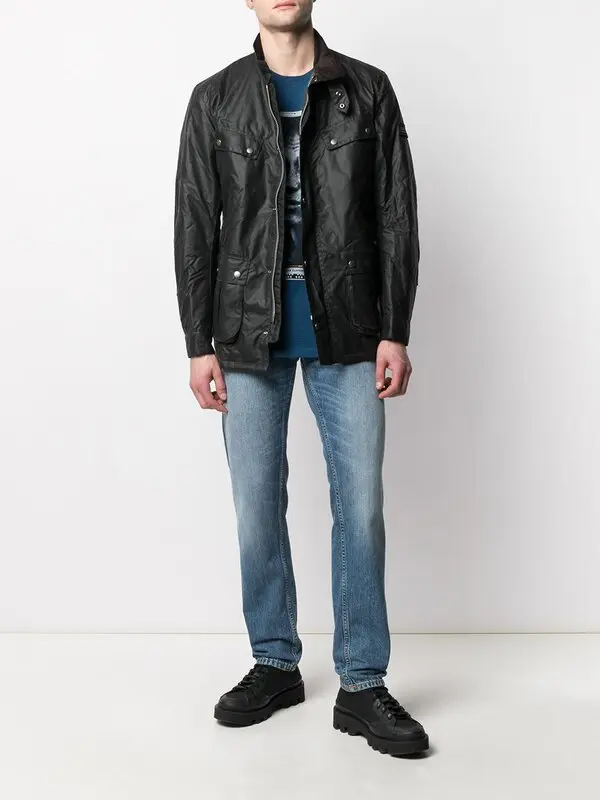 Barbour Duke Waxed Jacket - Green