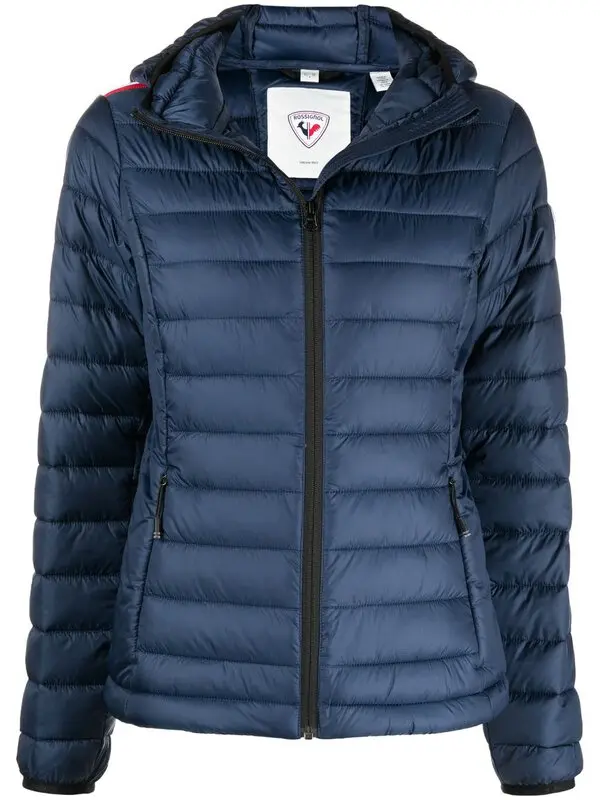 Rossignol Lightweight Hooded Puffer Jacket - Blue