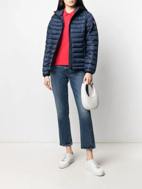 Rossignol Lightweight Hooded Puffer Jacket - Blue