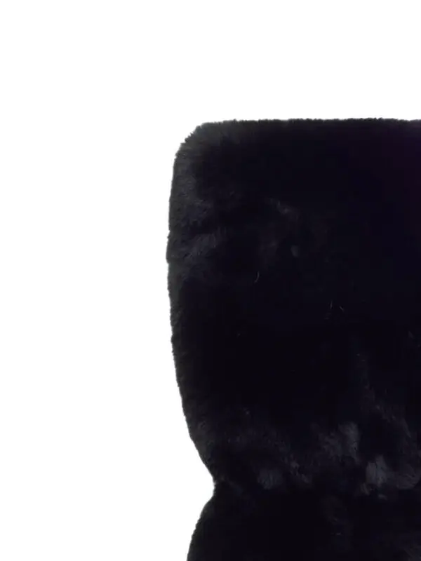 Apparis Ariel Faux-fur Mittens - Black