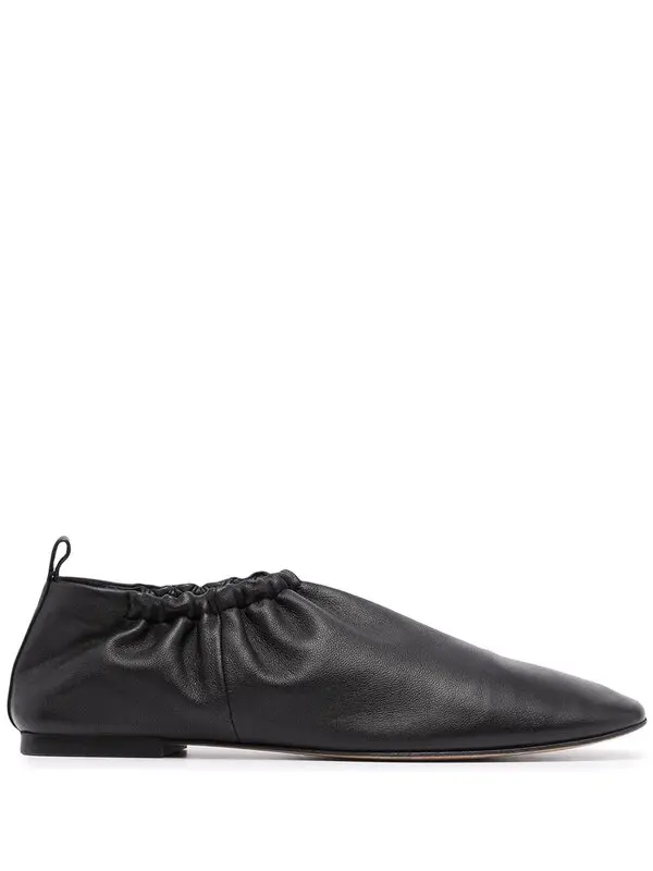 3.1 Phillip Lim Ruched-details Leather Slippers