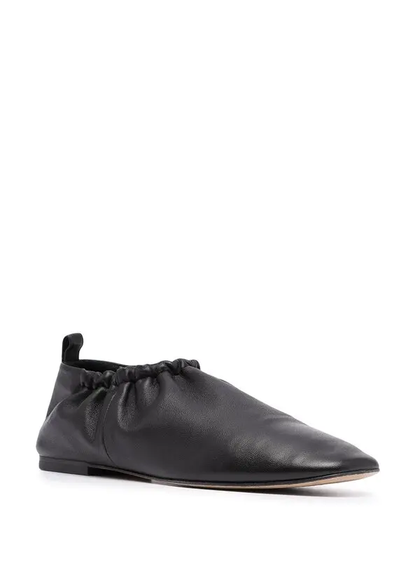 3.1 Phillip Lim Ruched-details Leather Slippers
