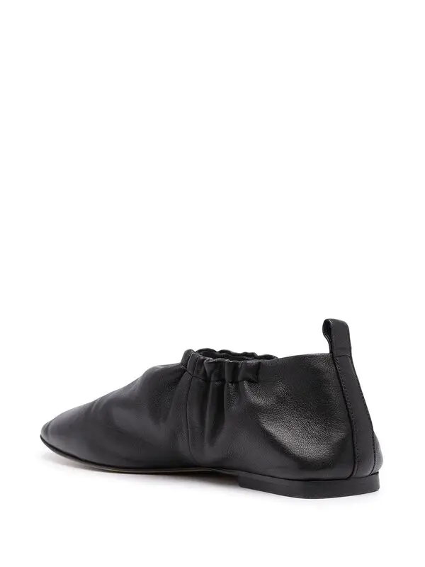3.1 Phillip Lim Ruched-details Leather Slippers