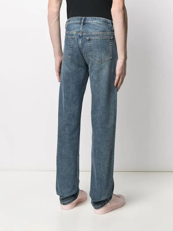 A.p.c. Mid-rise Straight-leg Jeans - Blue