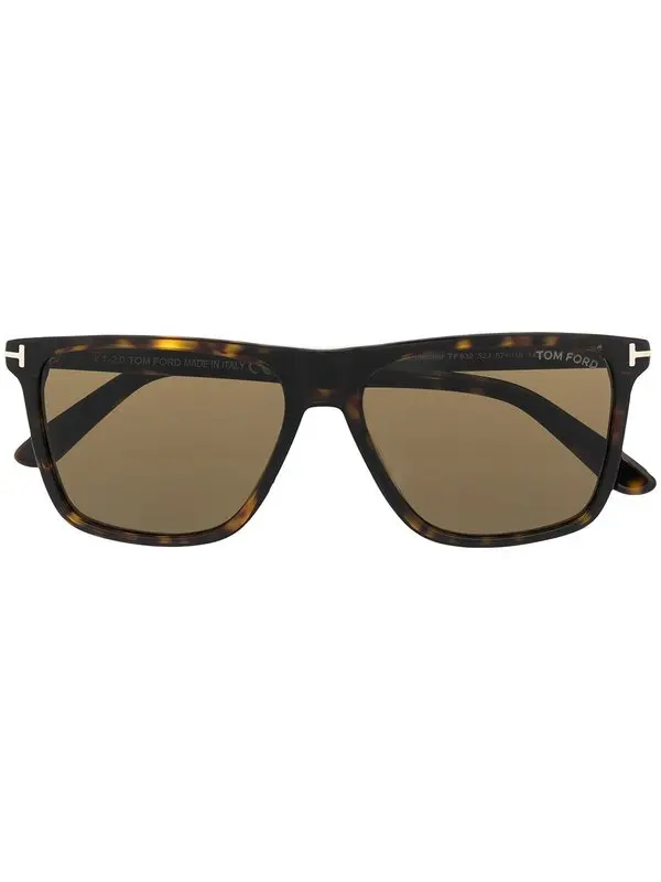 TOM FORD Fletcher Square-frame Sunglasses - Brown