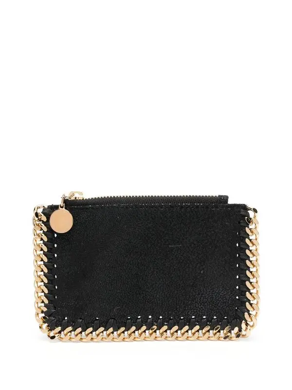 Stella McCartney Falabella Zip Cardholder - Black